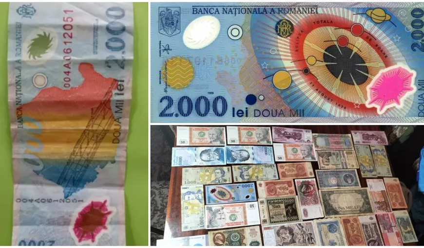 Cu cât se vinde o bancnotă de 2.000 de lei de la Eclipsa din 1999. Colecționarii sunt dispuși să ...